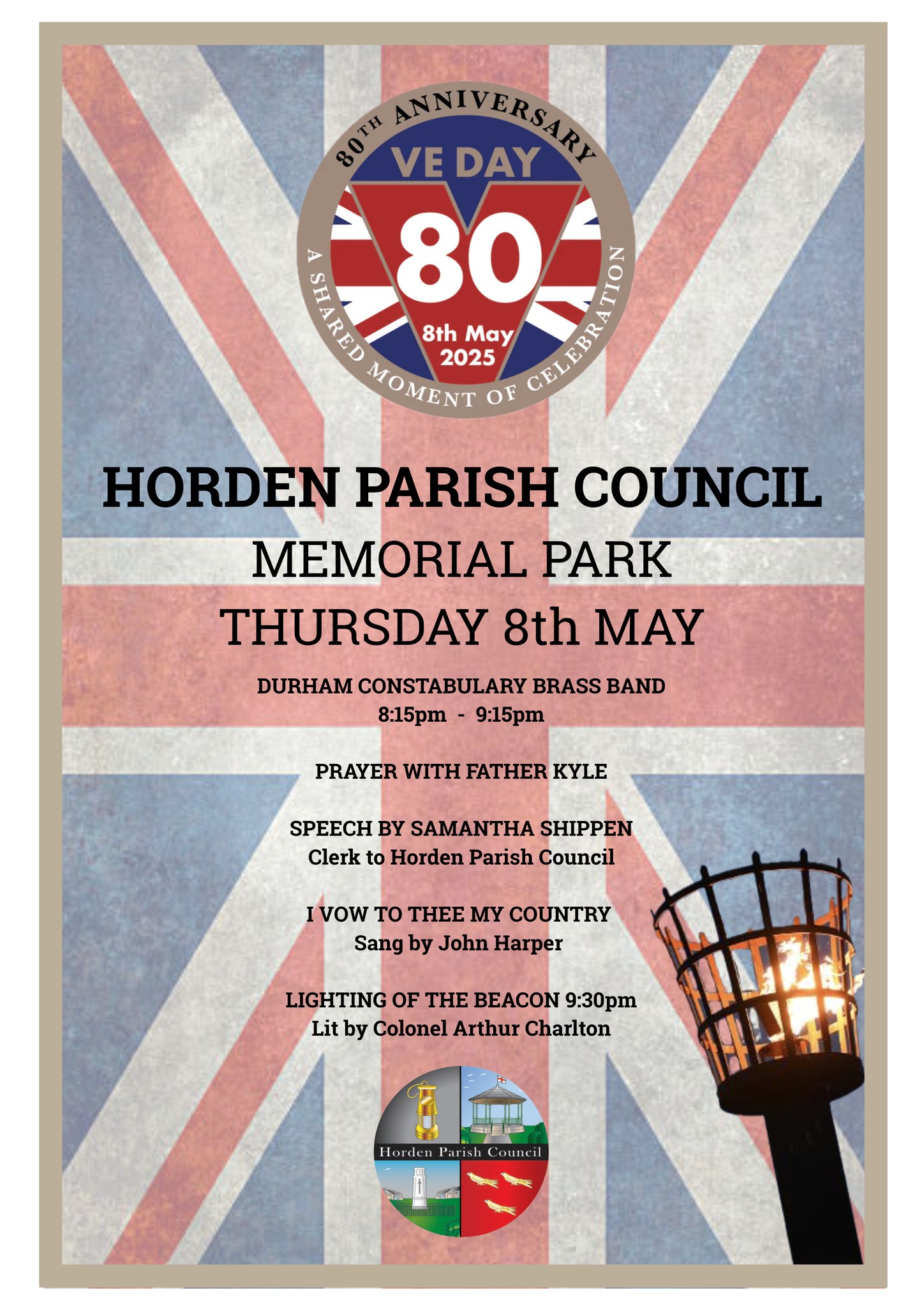 VE Day 80th Anniversary Invitation - Horden Parish Council